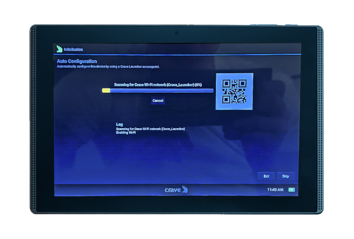 In-room tablet messaging